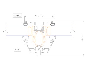 Download Mullion sightlines for internally beaded fixed frames